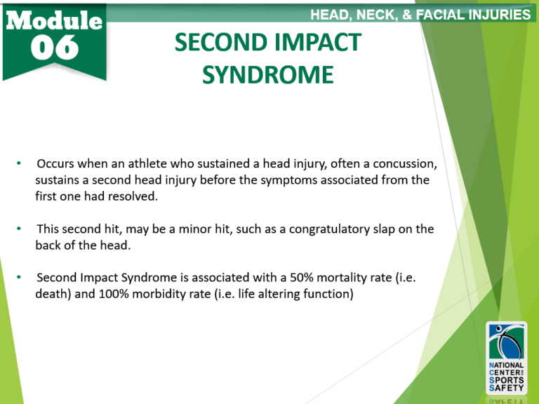 Second Impact Syndrome – National Center for Sports Safety