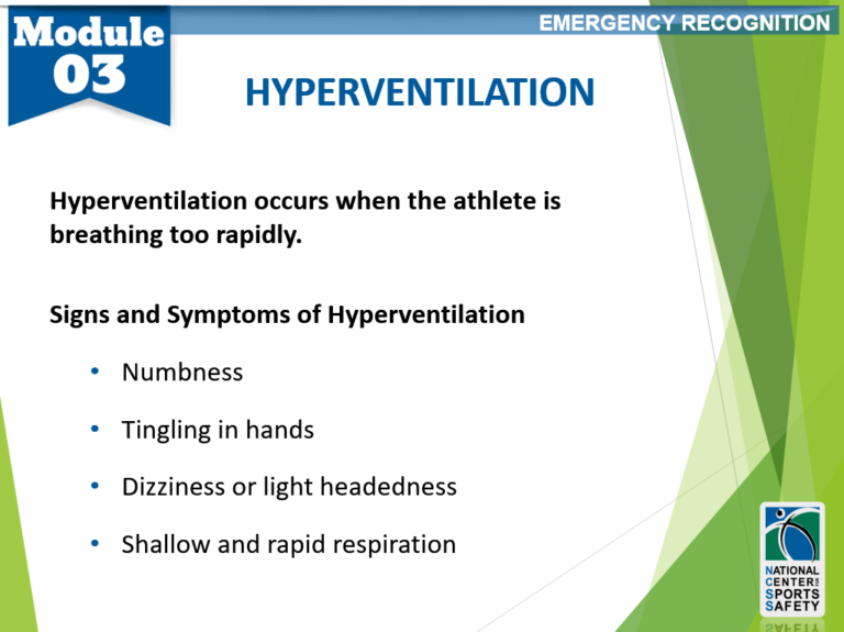 Hyperventilation – National Center for Sports Safety