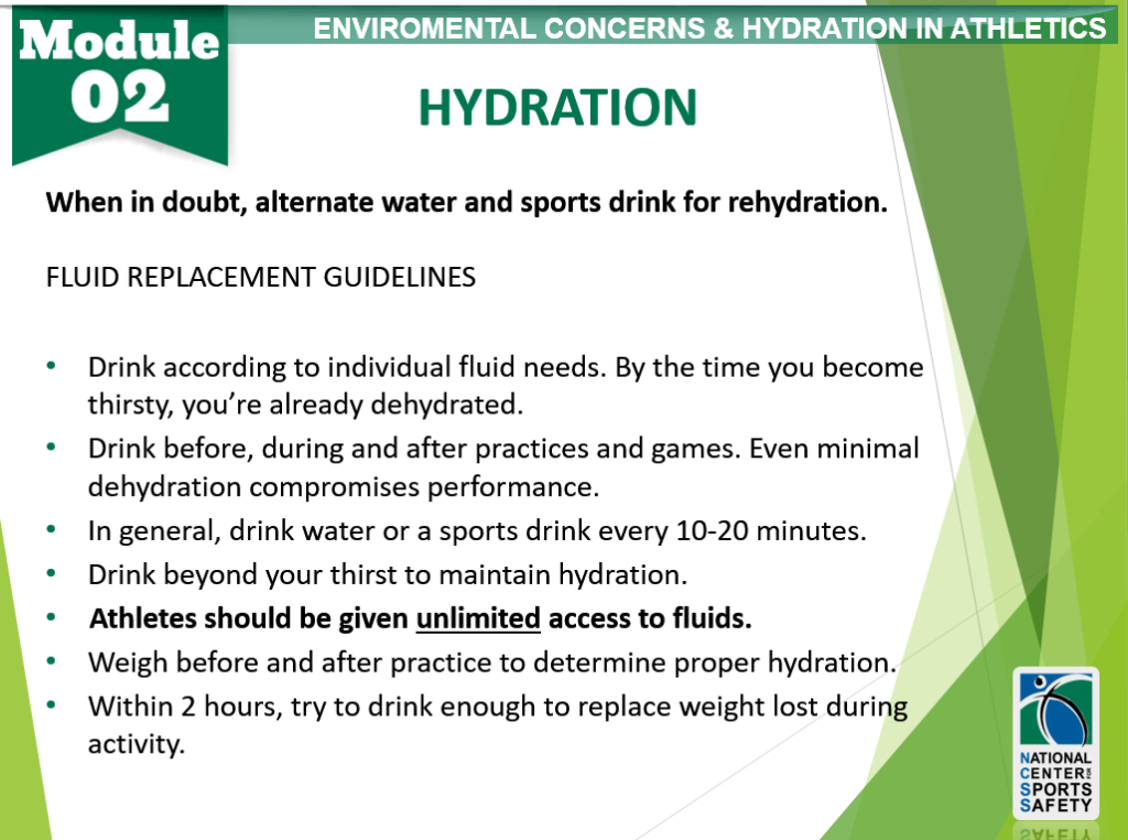 module-2-hydration-pt-2 – National Center for Sports Safety